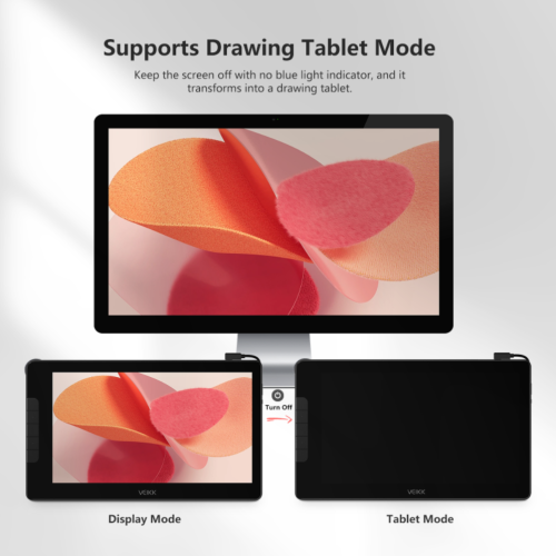 Veikk Studio 16 Pen Display: 15.6” Full-Laminated Anti-Glare Screen ...