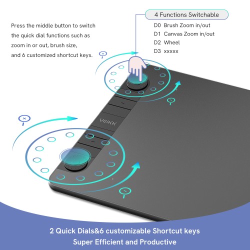 VEIKK Creator VK1060Pro Pen Tablet & Drawing Tablets For Artists