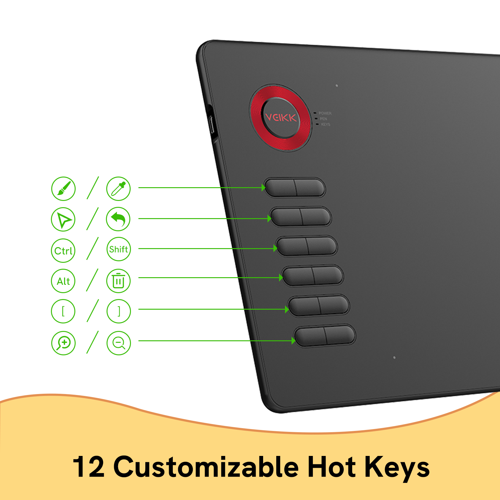 VEIKK Creator A15 Pen Tablet & Digital Pen Tablet