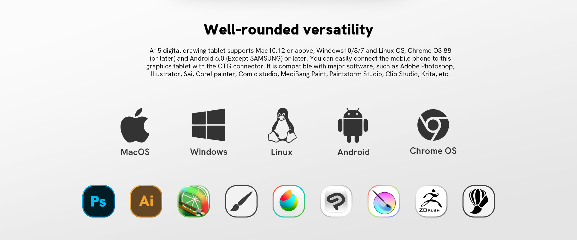 VEIKK Creator A15 Pen Tablet & Digital Pen Tablet