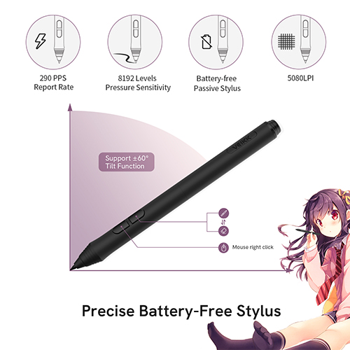 VEIKK Creator A15PRO Pen Tablet For Drawing