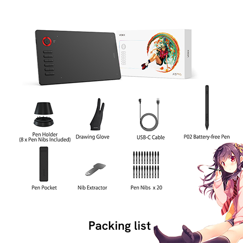 VEIKK Creator A15PRO Pen Tablet For Drawing