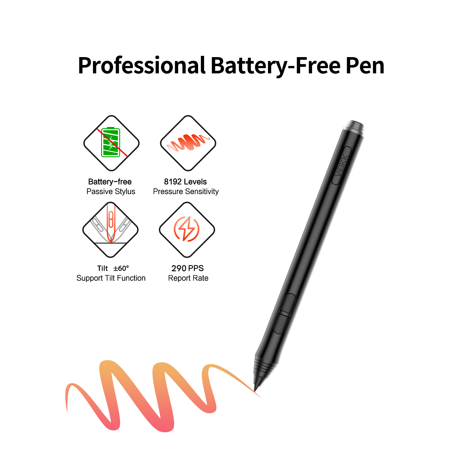 VEIKK Creator A15PRO Pen Tablet For Drawing