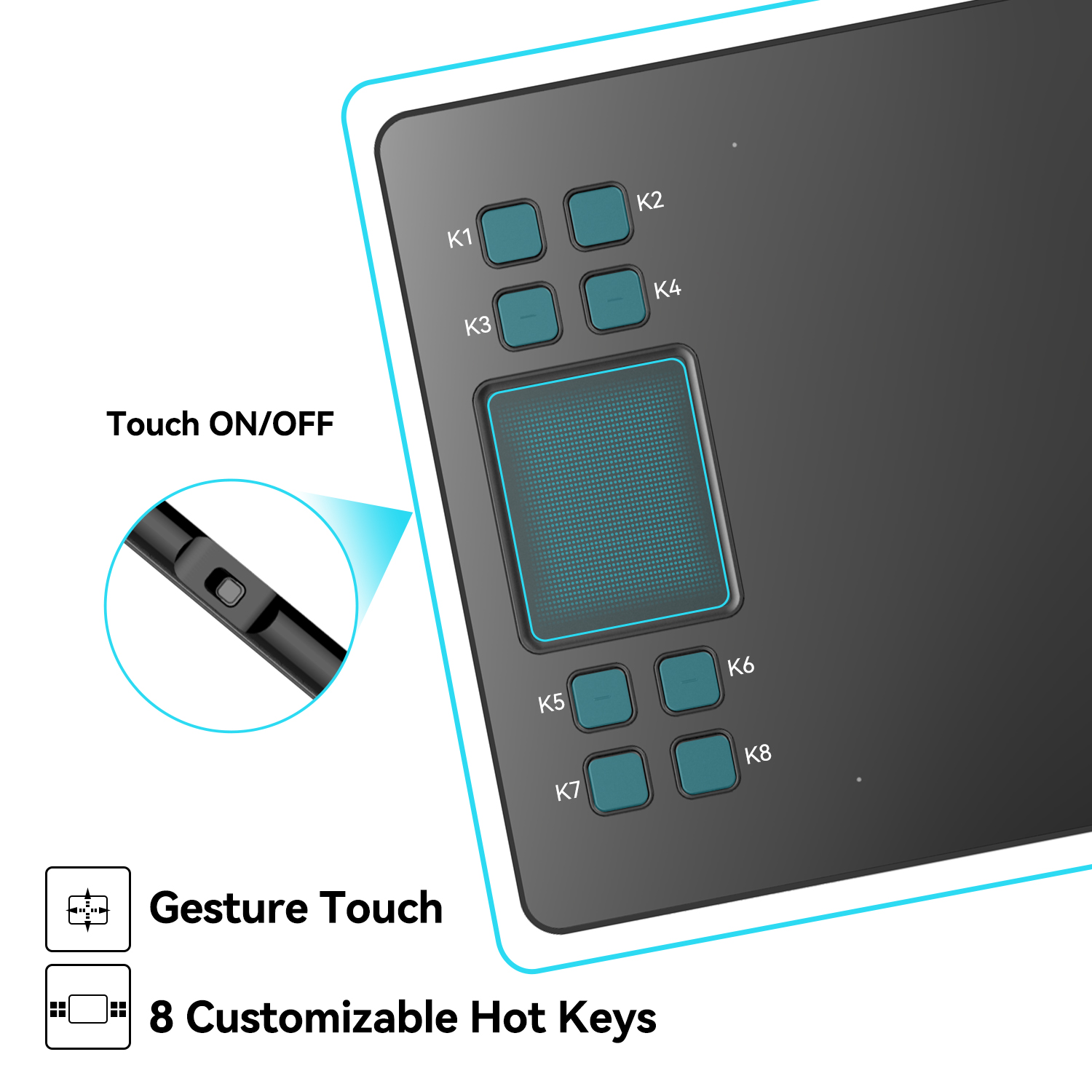 VEIKK Creator A50 Pen Tablet & pen tablets for Photoshop