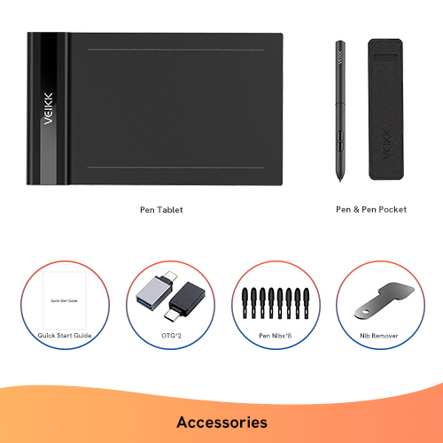 VEIKK Creator Pop S640 Pen Tablet & Digital Drawing Art Tablet