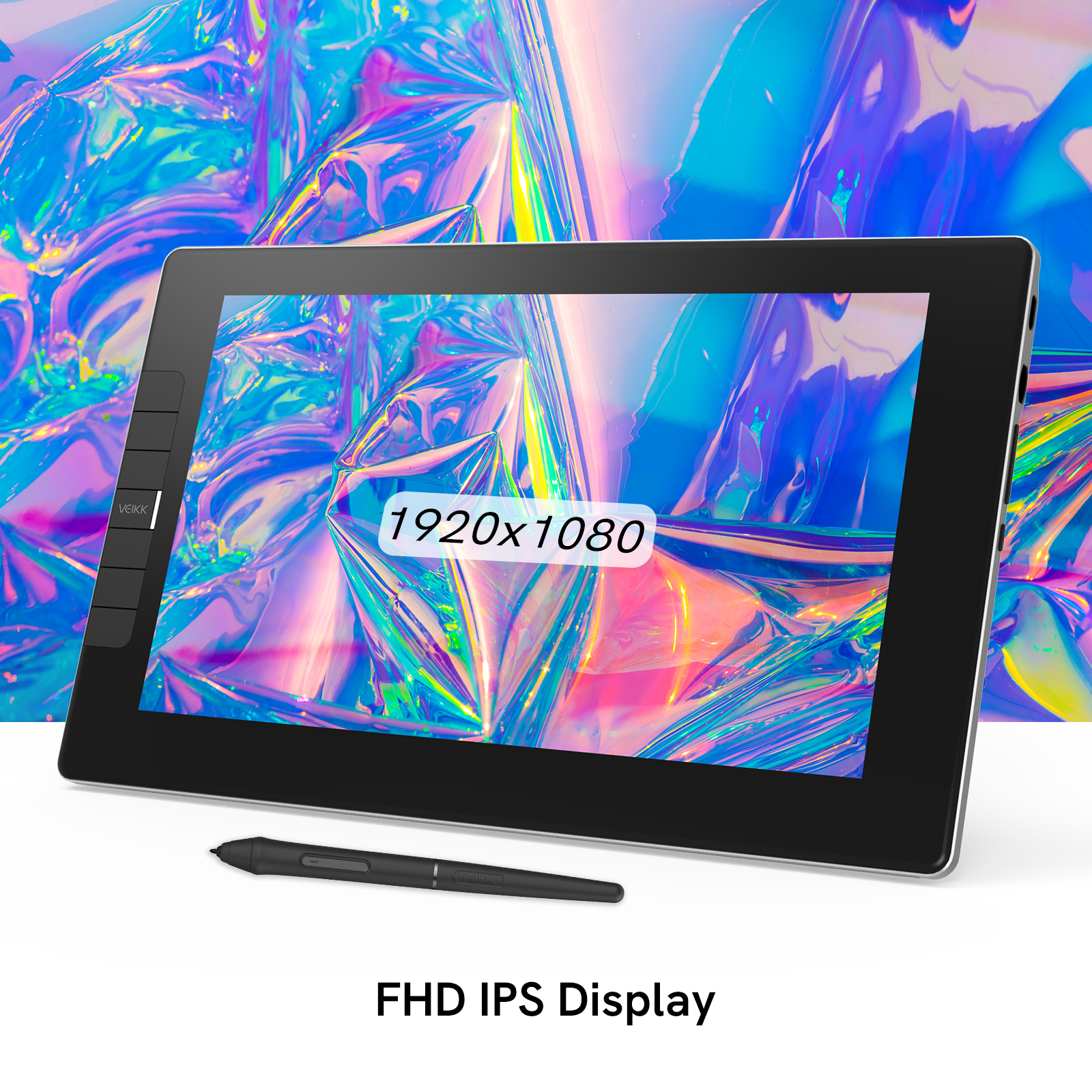 VEIKK Studio VK1200 Full laminated and High resolution Display Tablet