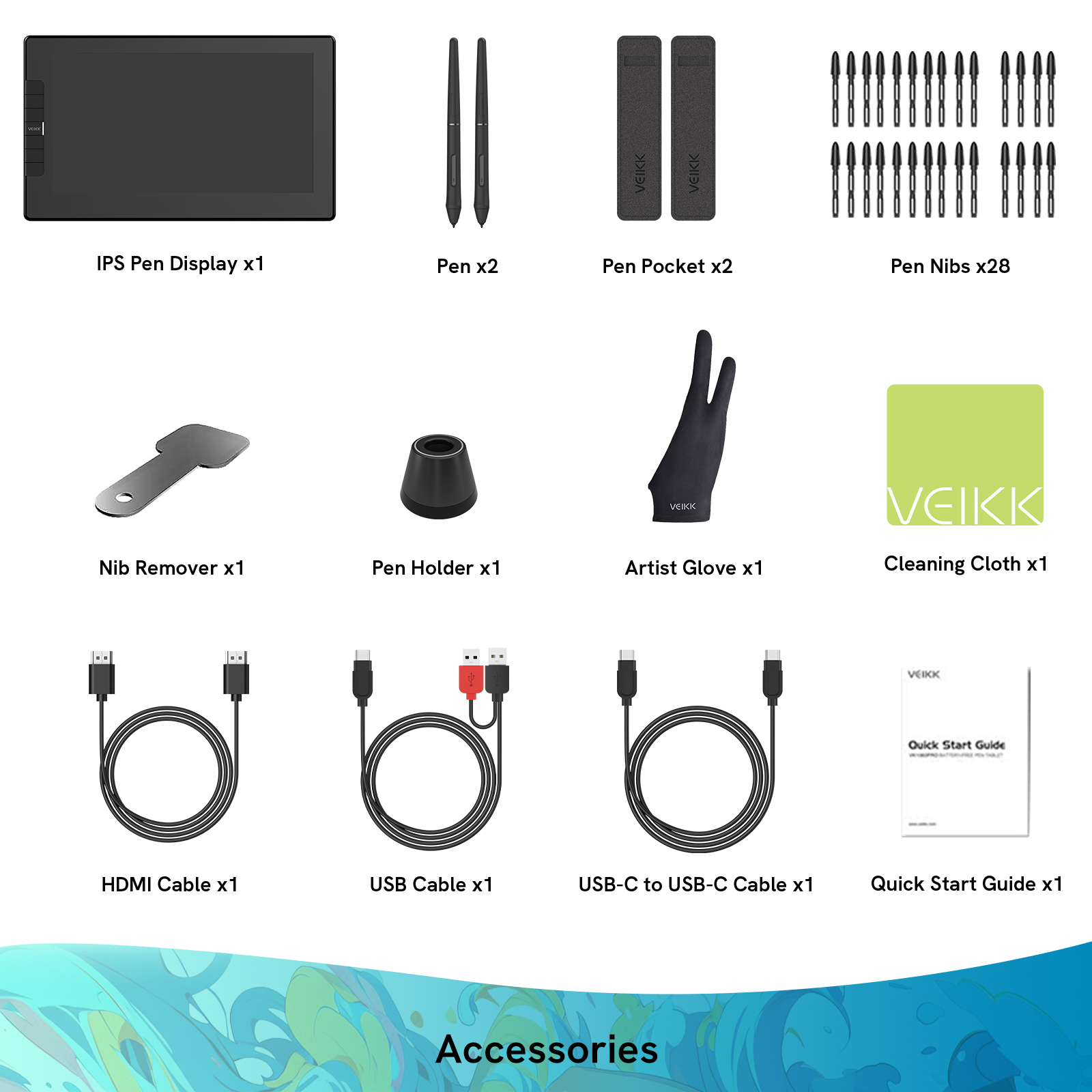 VEIKK Studio VK1200 V2 Full laminated and High resolution Display ...