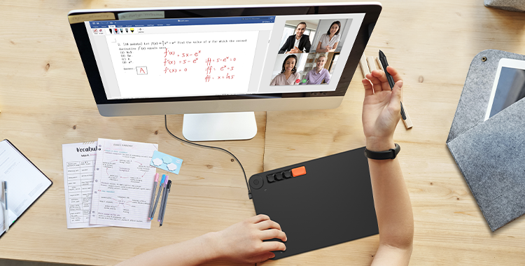 Veikk Voila L Drawing Pen Tablet With Ultra Fluid Mechanical Typing